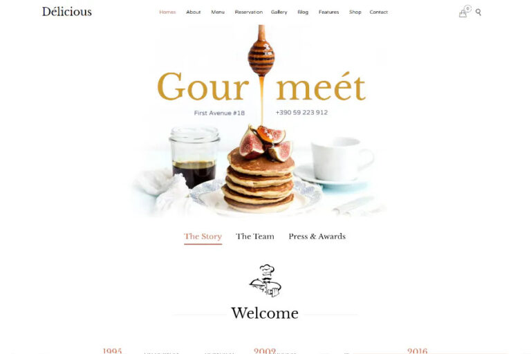 35 Best Restaurant Website Templates and Themes 2025