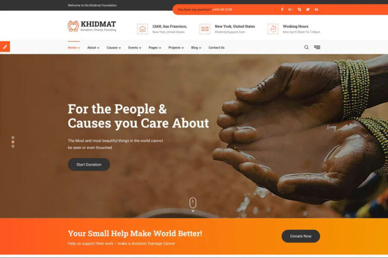 26 Best NGO Website Templates For 2025