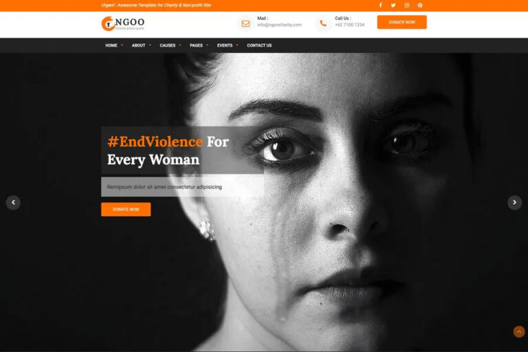 26 Best NGO Website Templates For 2025 - ThemeMasterly