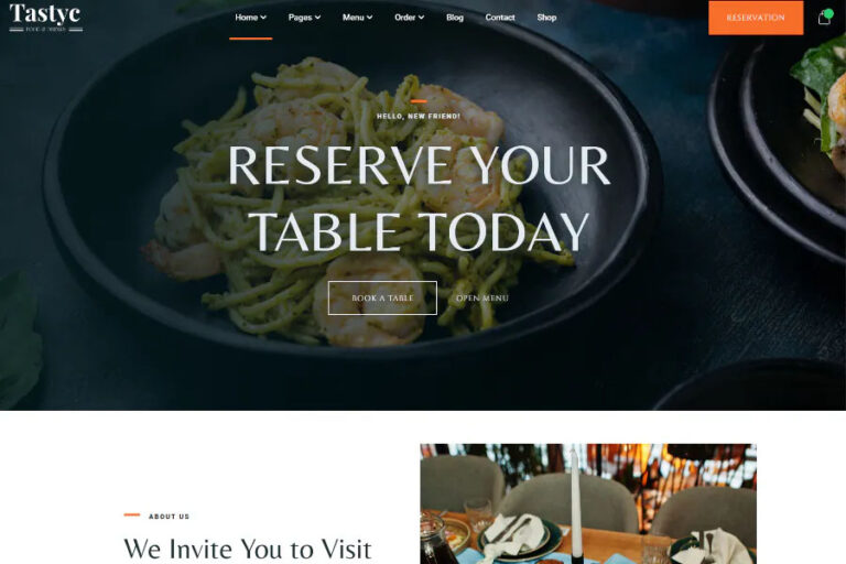35 Best Restaurant Website Templates and Themes 2026