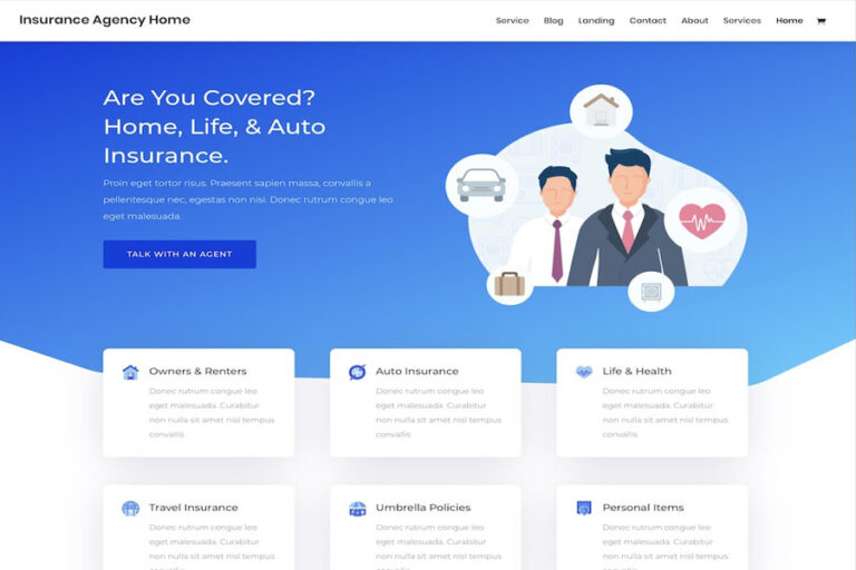 9 Best Insurance Website Templates 2025 - ThemeMasterly